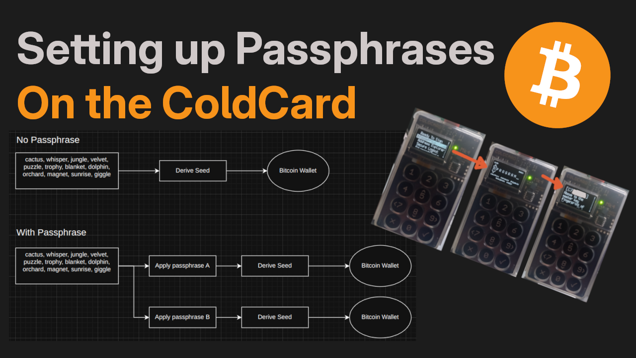 Guide to Coldcard Passphrase Setup with Sparrow Wallet